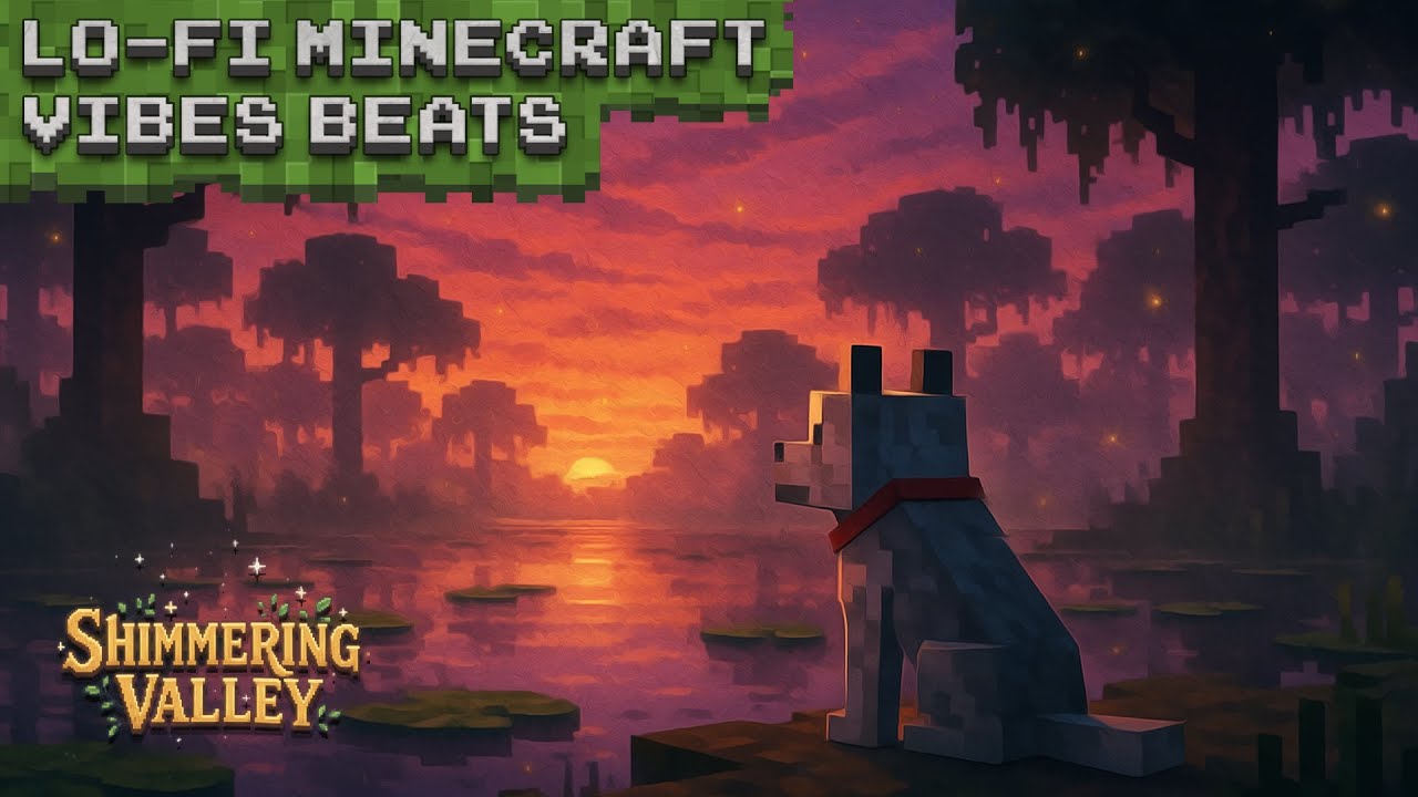 Minecraft Lo-Fi: Sunset Reflections with a Loyal Friend 🐾🌅 - YouTube