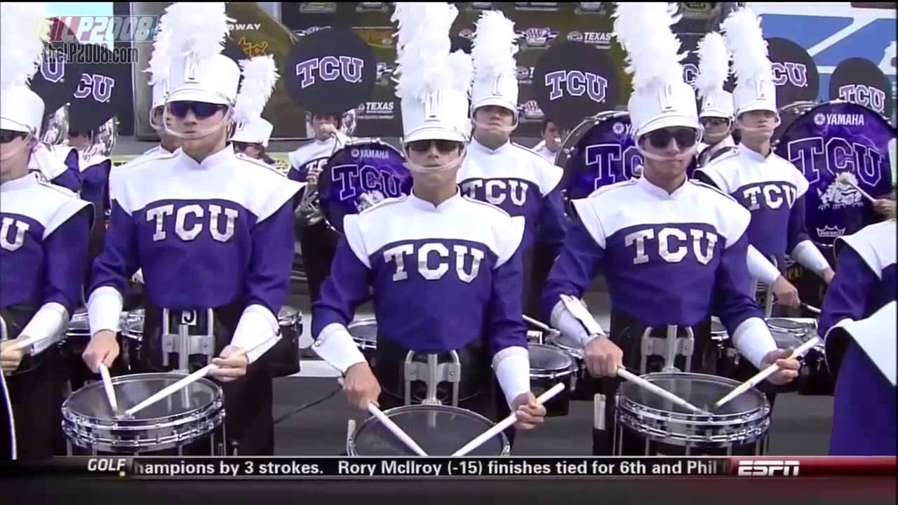TCU Marching Band @AAA Texas 500 - YouTube