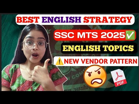 SSC MTS NEW PATTERN REVEALED | mts 2025 english strategy | warning⚠️ ...