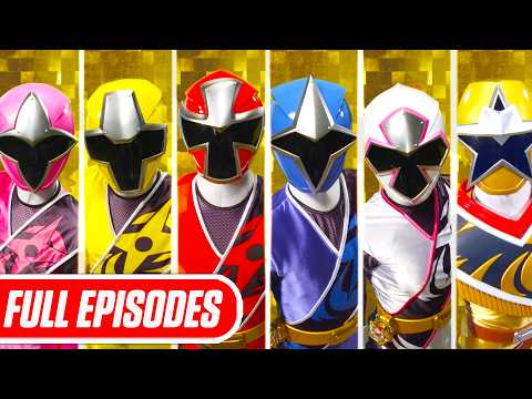 Power Rangers Ninja Steel | Gold Rush to Family Fusion | E08 to E12 | Full Episodes Movie | Official