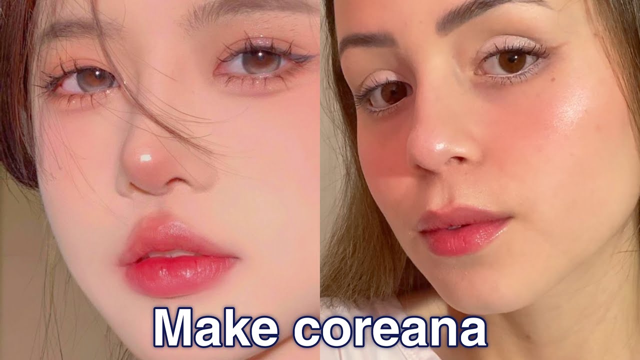 Como fazer maquiagem coreana - AEGYOSAL 🇰🇷🍒 - YouTube
