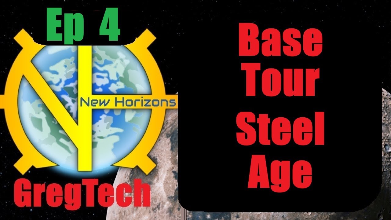 Ep 4 - Full Base Tour Steel Age - GregTech New Horizon 2.7.2 ...