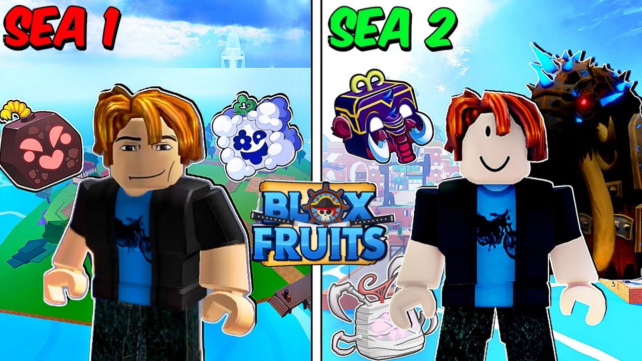 VISITING SEA 2 GONE CRAZY 😱 IN BLOX FRUITS ROBLOX! - YouTube