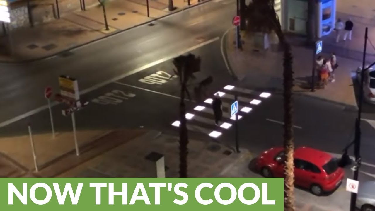 Light Up Pedestrian Crosswalk