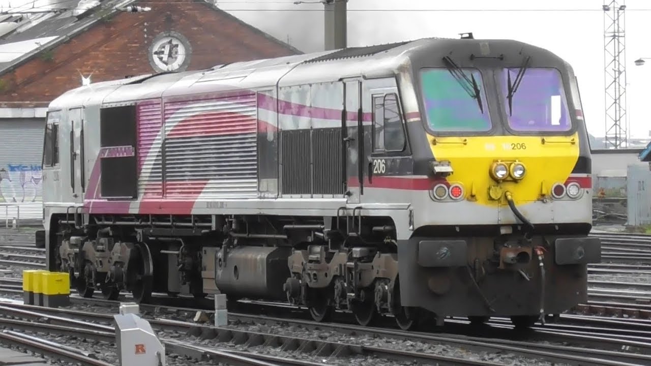 Irish Rail 201 Class Locomotives - Connolly Station, Dublin - YouTube