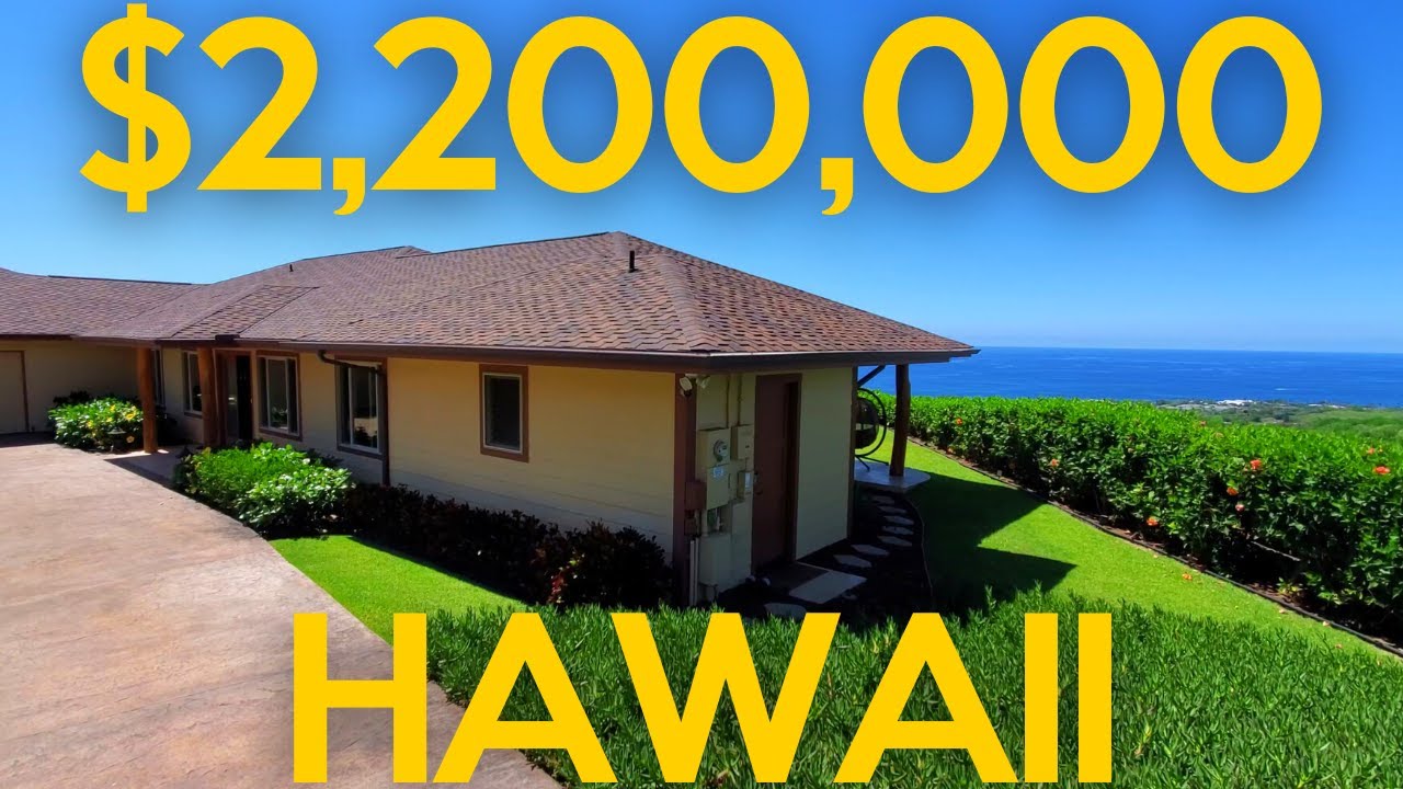 Inside a $2,200,000 house with BIG Ocean Views! Hawaii real estate goes ...