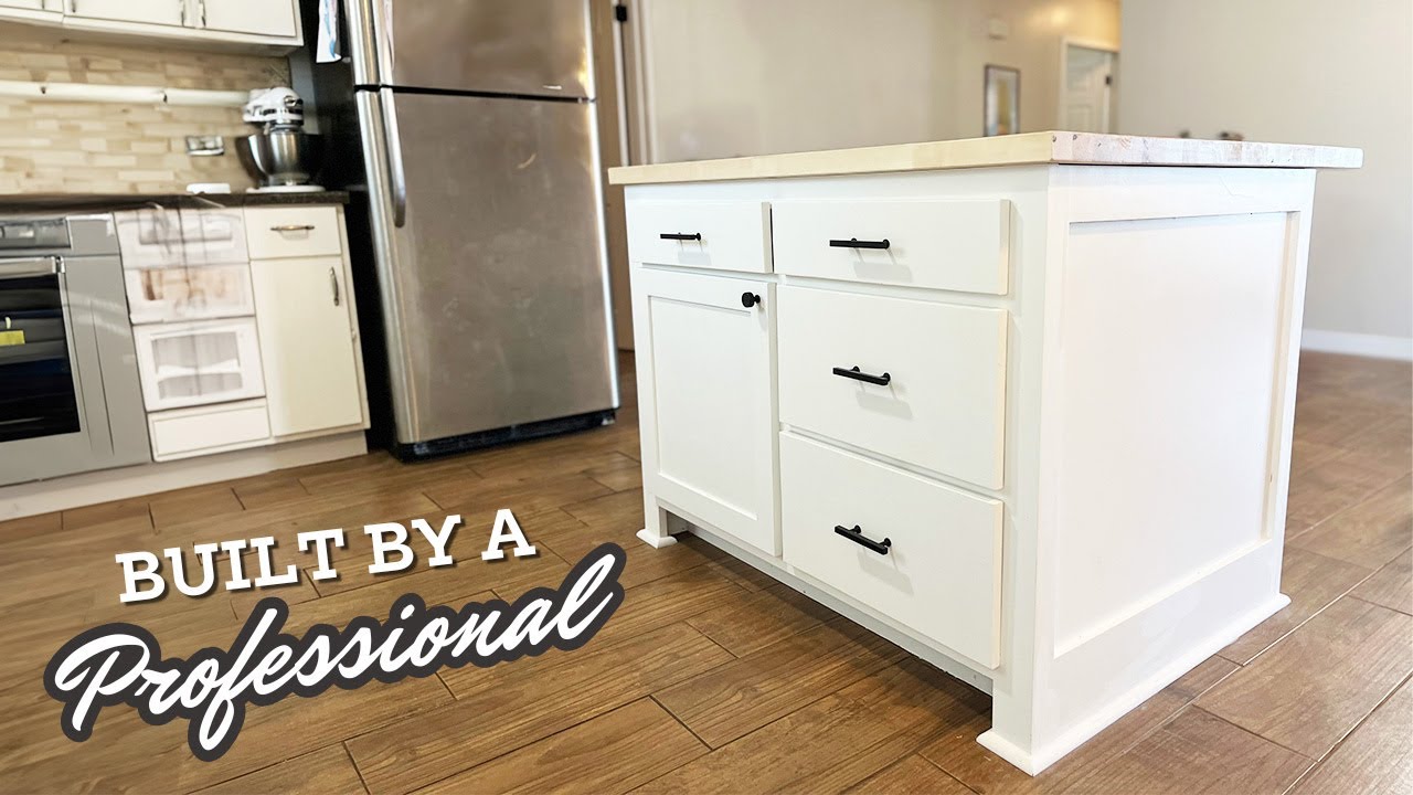 How to Build a Classic Shaker Style Kitchen Island: Step-by-Step Guide ...