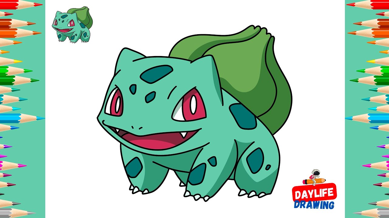 How to Draw Bulbasaur | Pokemon Drawing Tutorial - YouTube