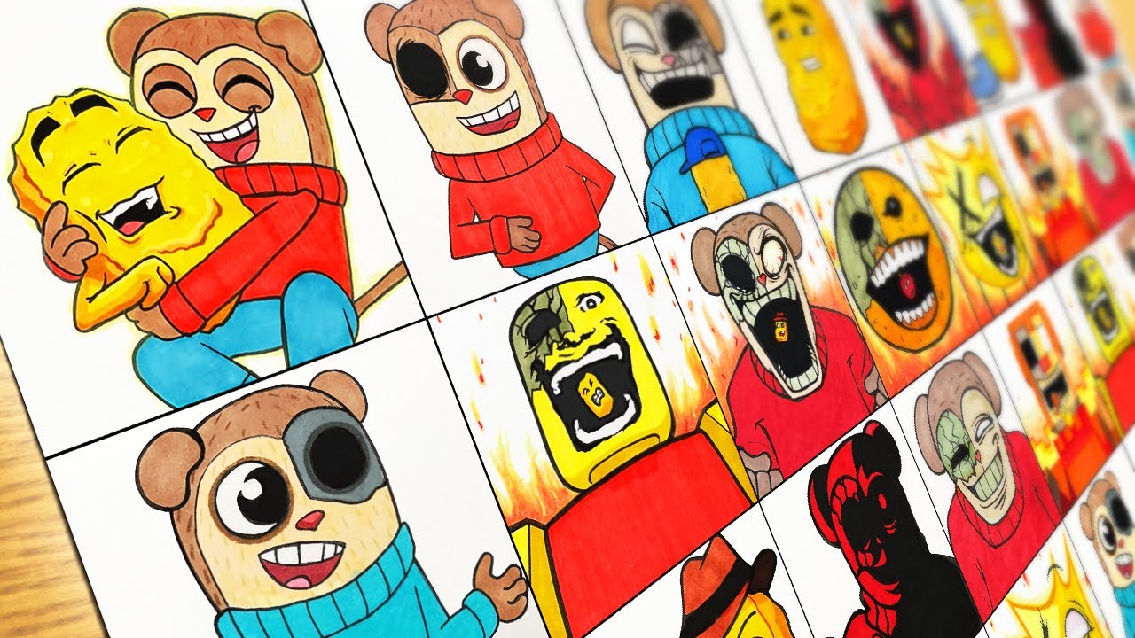 Drawing TWIDDLEFINGER & TRIFLETHUMB & TWIDDLEFINGER Multiverse [Friday ...