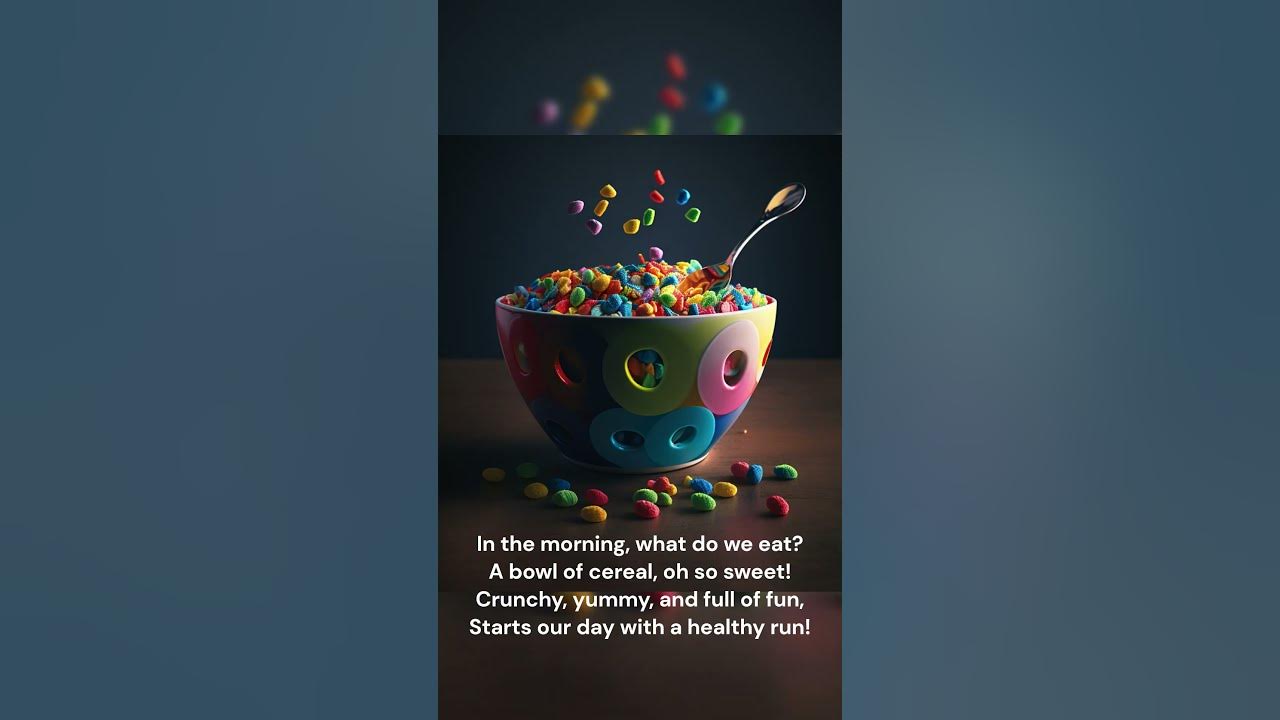 Colorful Bowl of Cereal | Poem for Kids - YouTube