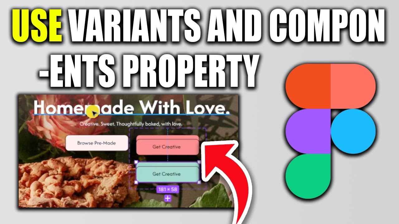 How To Use Variants And Component Boolean Property In Figma - YouTube