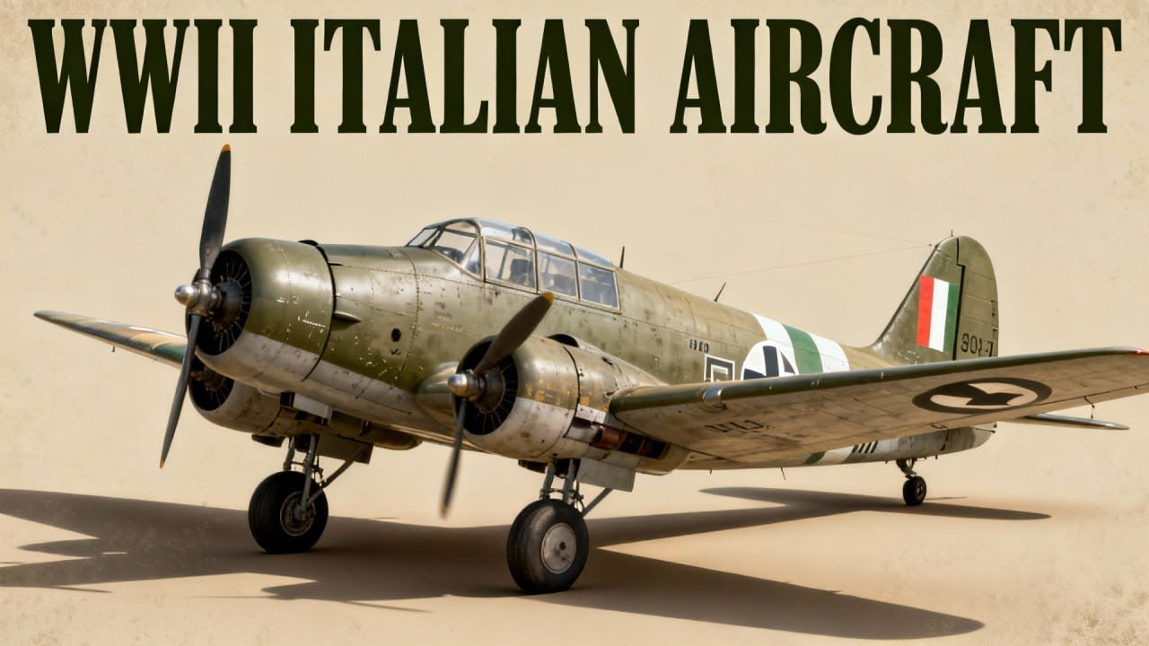 Every Italian Aircraft Used in WWII - YouTube