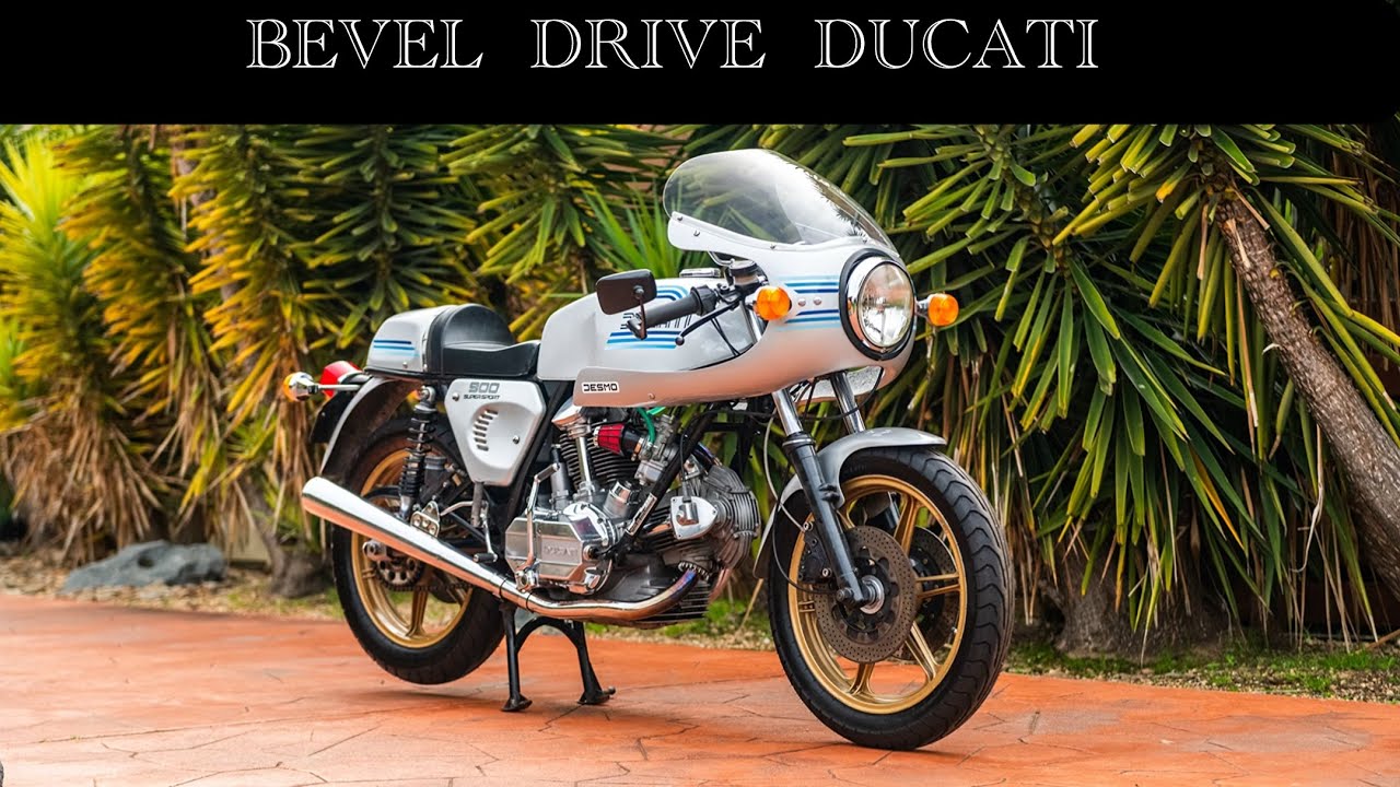 1982 900ss Bevel drive Ducati start ups and ride - YouTube