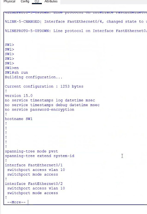 Switch Configuration Ccnalab Ciscocertification Youtube
