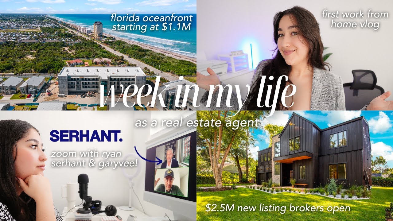 WEEK IN THE LIFE OF A REAL ESTATE AGENT (getting back on track, WFH ...