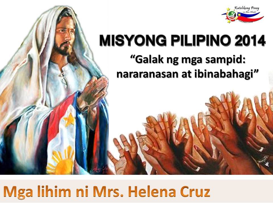 Misyong Pilipino 2014 Day 2 - Mga lihim ni Mrs. Helena Cruz : Fr ...