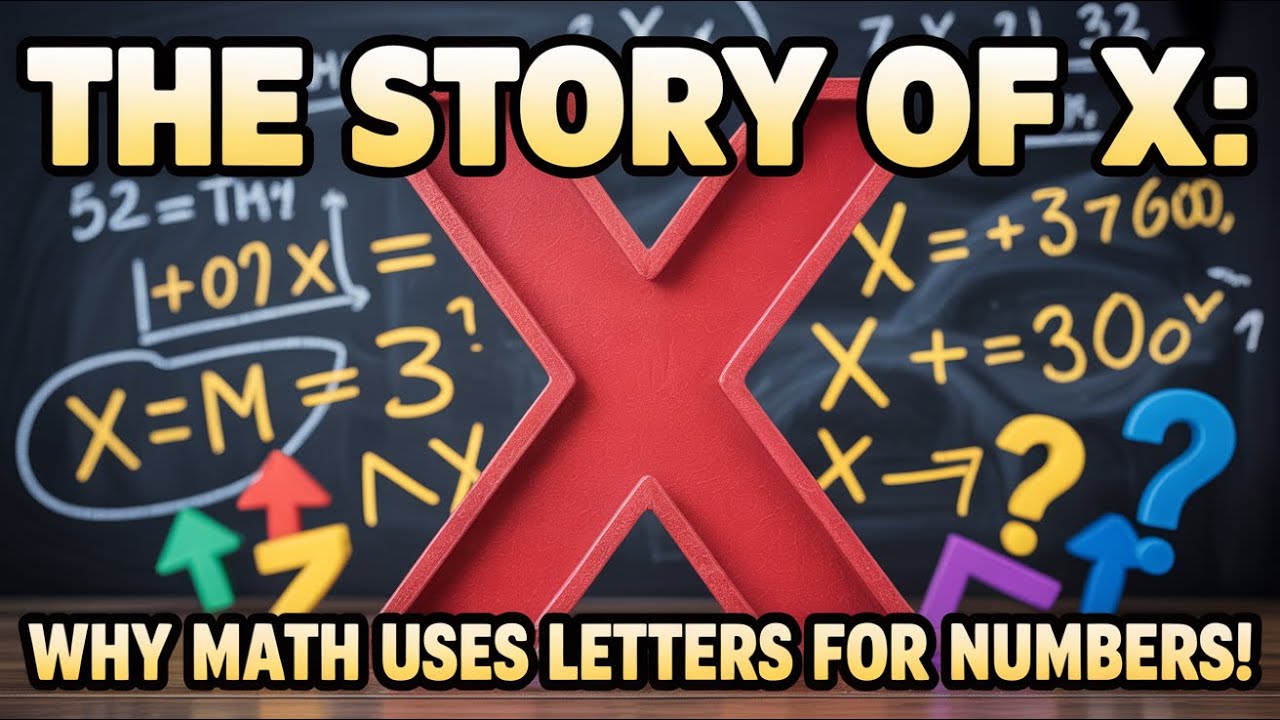 The Story of X: Why Math Uses Letters for Numbers! - YouTube