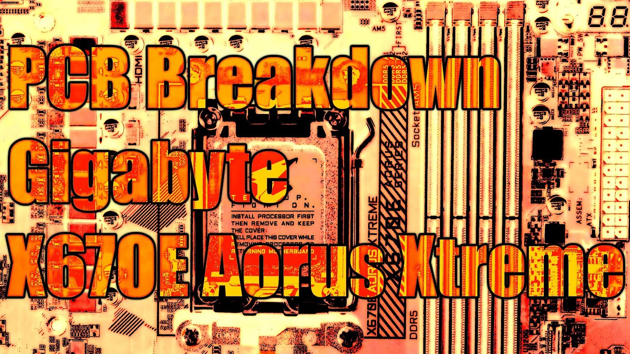 mobo PCB Breakdown: Gigabyte X670E Aorus Xtreme - YouTube