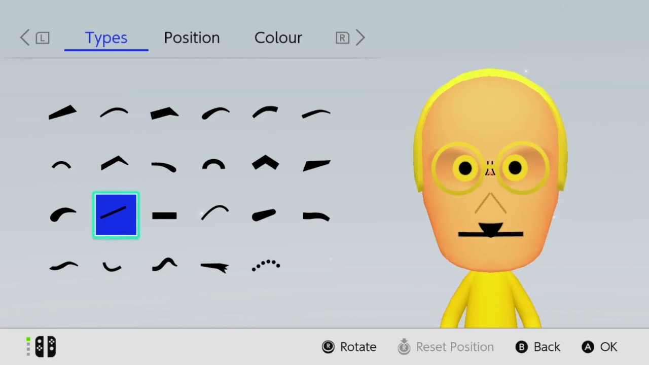Mii Maker . How to make C-3PO from Star Wars - Nintendo Switch . Free ...