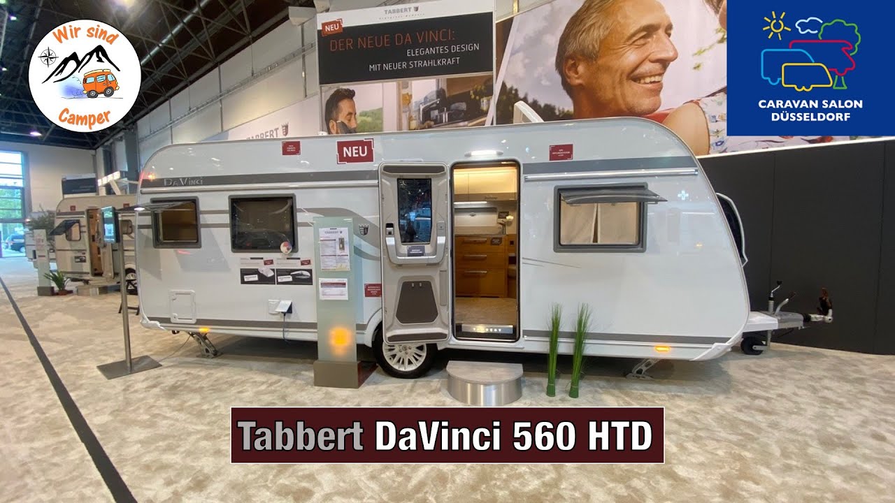Vorstellung des neuen Tabbert DaVinci 560 HTD auf dem Caravan Salon ...