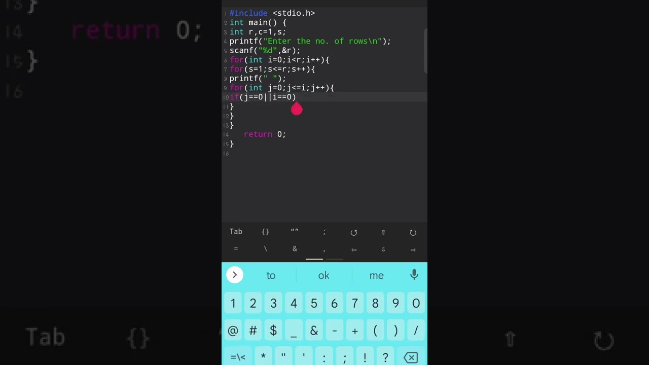 Program To Print Pascal Triangle In C coding education codm c Program To Print Pascal Triangle In C coding education codm c