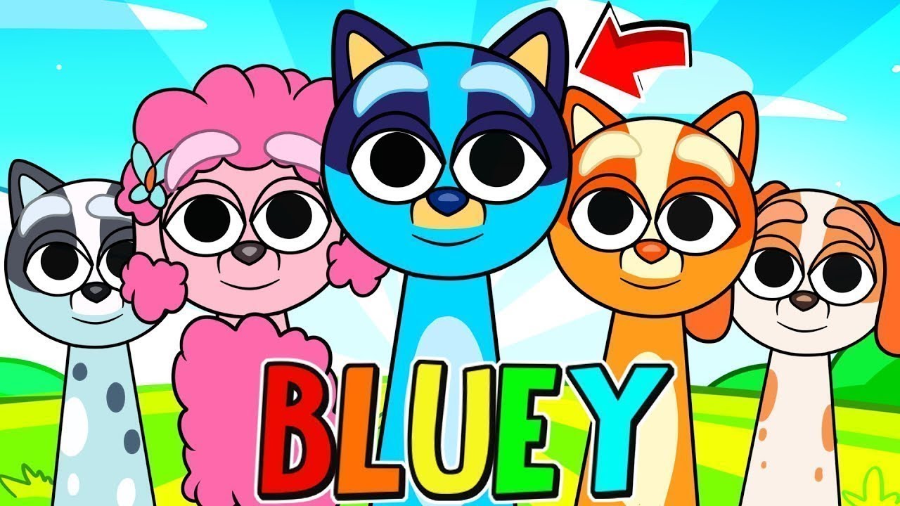 BLUEY TRANSFORMS INTO SPUNKI IN ROBLOX! - YouTube