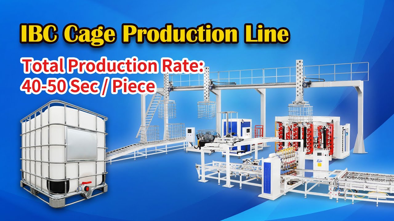ibc cage machine, IBC tank cage production line #ibctank # ...