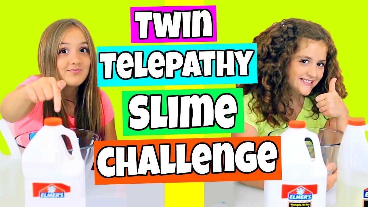 Twin Telepathy Slime Challenge! - YouTube