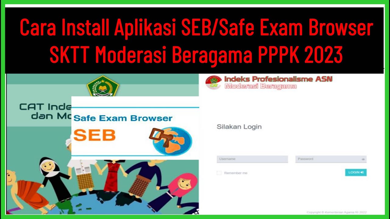 Cara Install Aplikasi SEB/Safe Exam Browser SKTT Moderasi Beragama PPPK ...