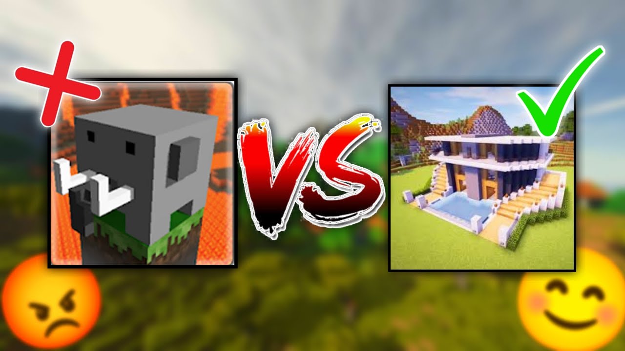 Craft World Master Block Game 3D VS😊 Craftsman Building 😎Craft - Which ...
