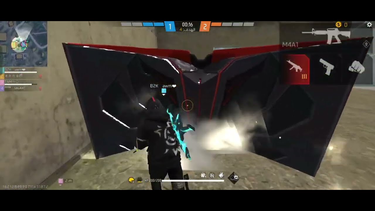 [B2G FF] 1vs4 FULL INSANE GAMEPLAY FREEFIRE ENJOY TO WATCH KING IN ZONE ...
