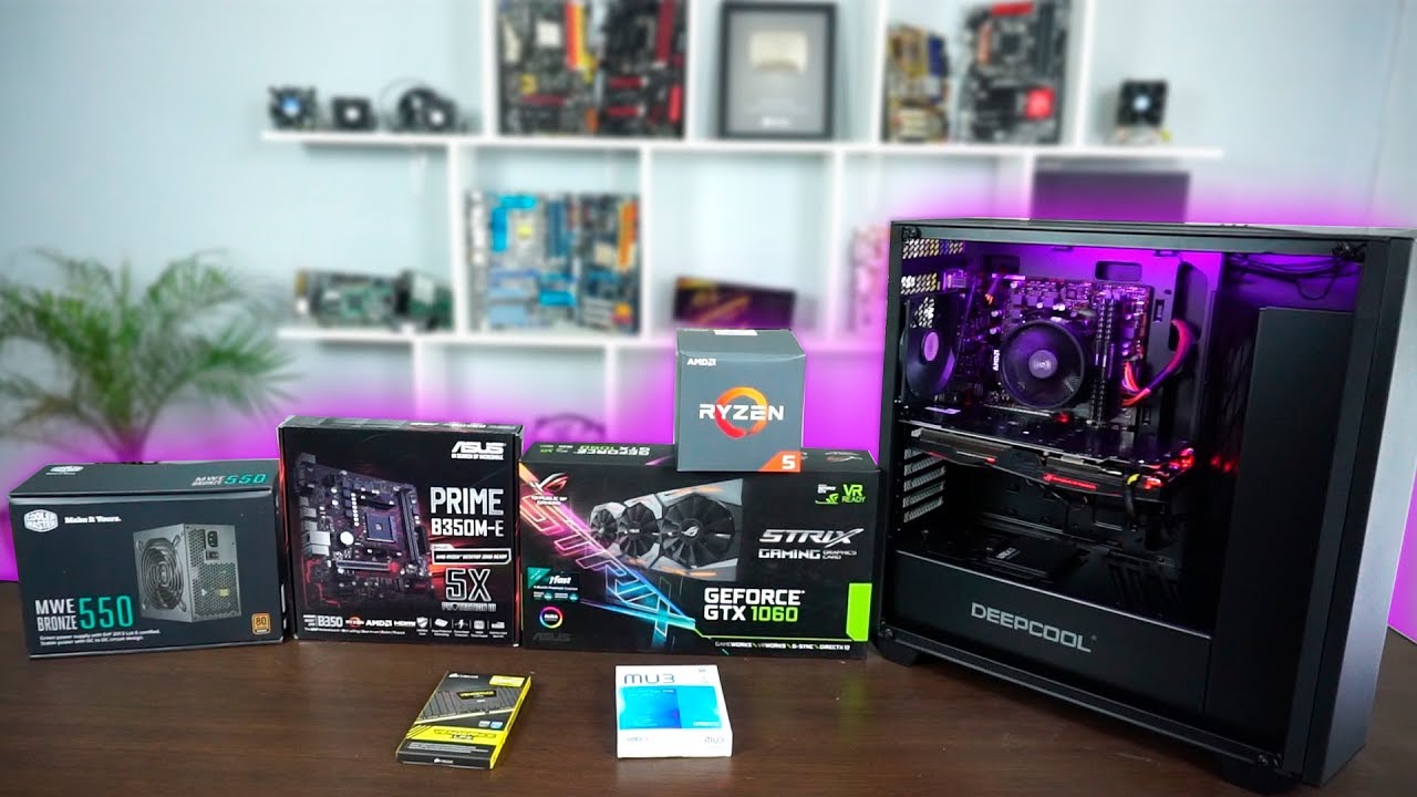 Ensamblando PC Gamer con ryzen 2600 y GTX 1060 - Proto Hw & Tec - YouTube