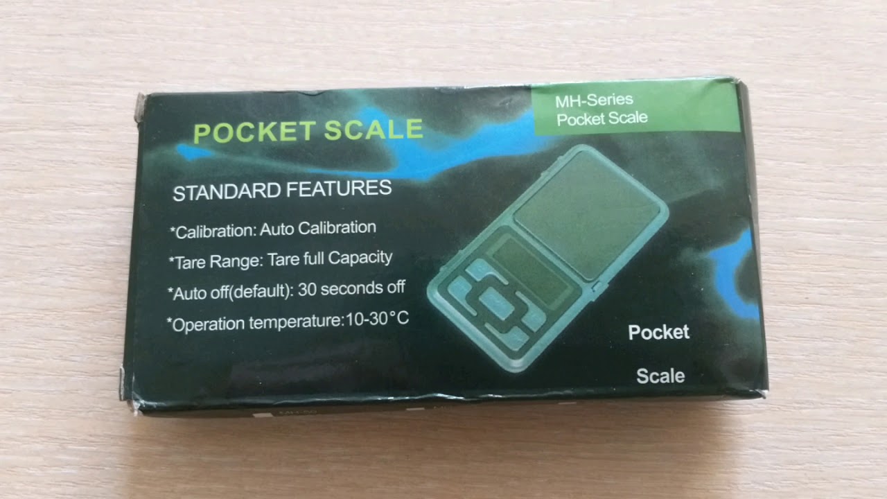 Алиэкспресс. Обзор. Ювелирные весы Pocket Scale MH-300. - YouTube