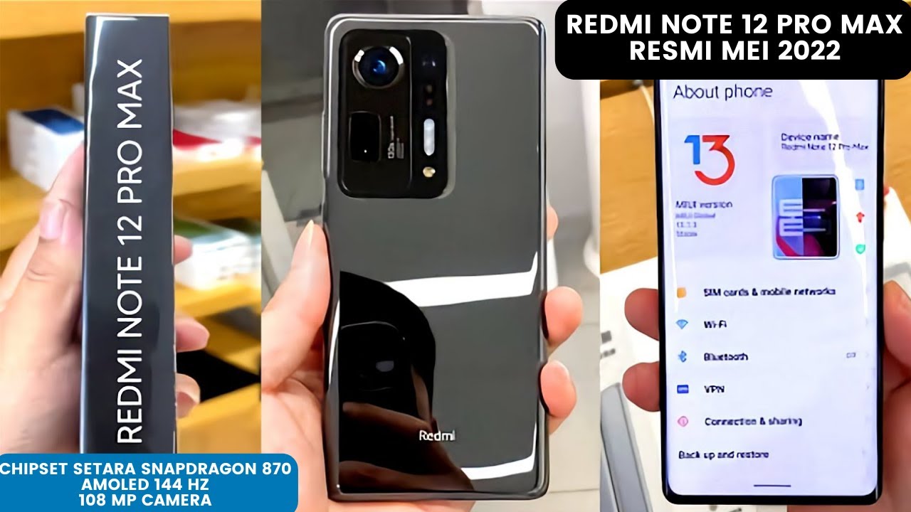XIAOMI BERULAH LAGI! REDMI NOTE 12 PRO MAX DIAM2 RILIS!! HARGA MURAH ...