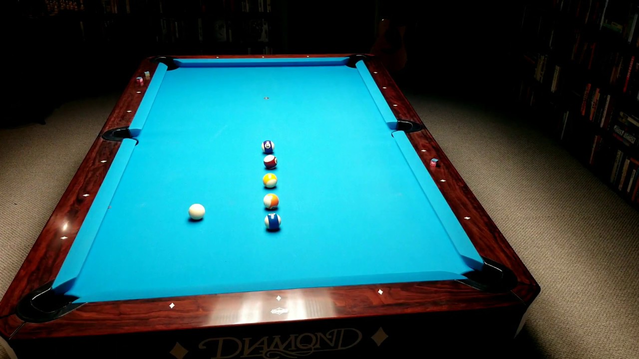 Pool Bank Shot Drill 6 Balls YouTube pool-bank-shot-drill-6-balls-youtube