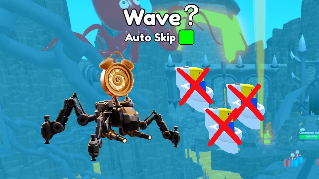 How Far Can The Clock Spider Beat in Endless Mode? (Toilet Tower ...