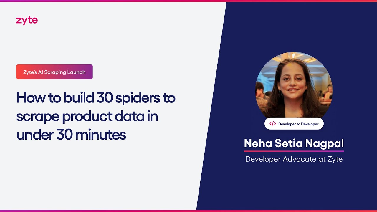 How to build 30 spiders to scrape product data in under 30 minutes ...