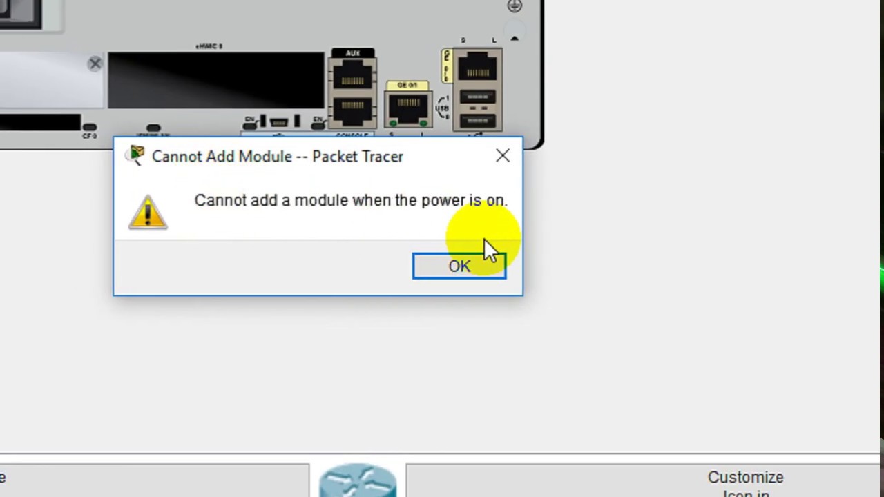 How to Add a WIC Module to a Router in Cisco Packet Tracer - YouTube