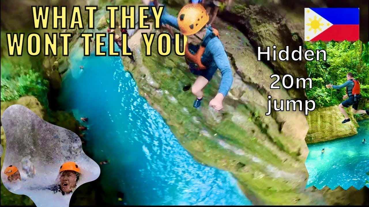20m secret jump!!! 🇵🇭 Cebu Canyoneering and cliff jumping 🇵🇭 ...
