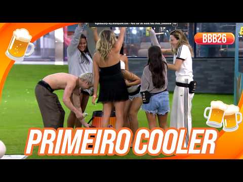 BONECO DE BATOM, CARNE CARÍSSIMA E TRETA POR ESTALECA: como foi o primeiro cooler do BBB26 | BBB 26