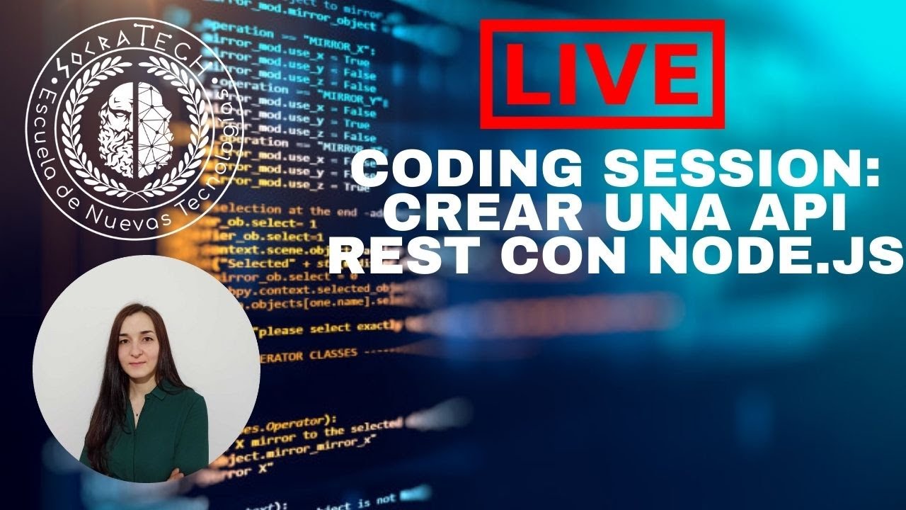 Socratech Live Coding Session Crear Una Api Rest Con Nodejs Youtube 9273