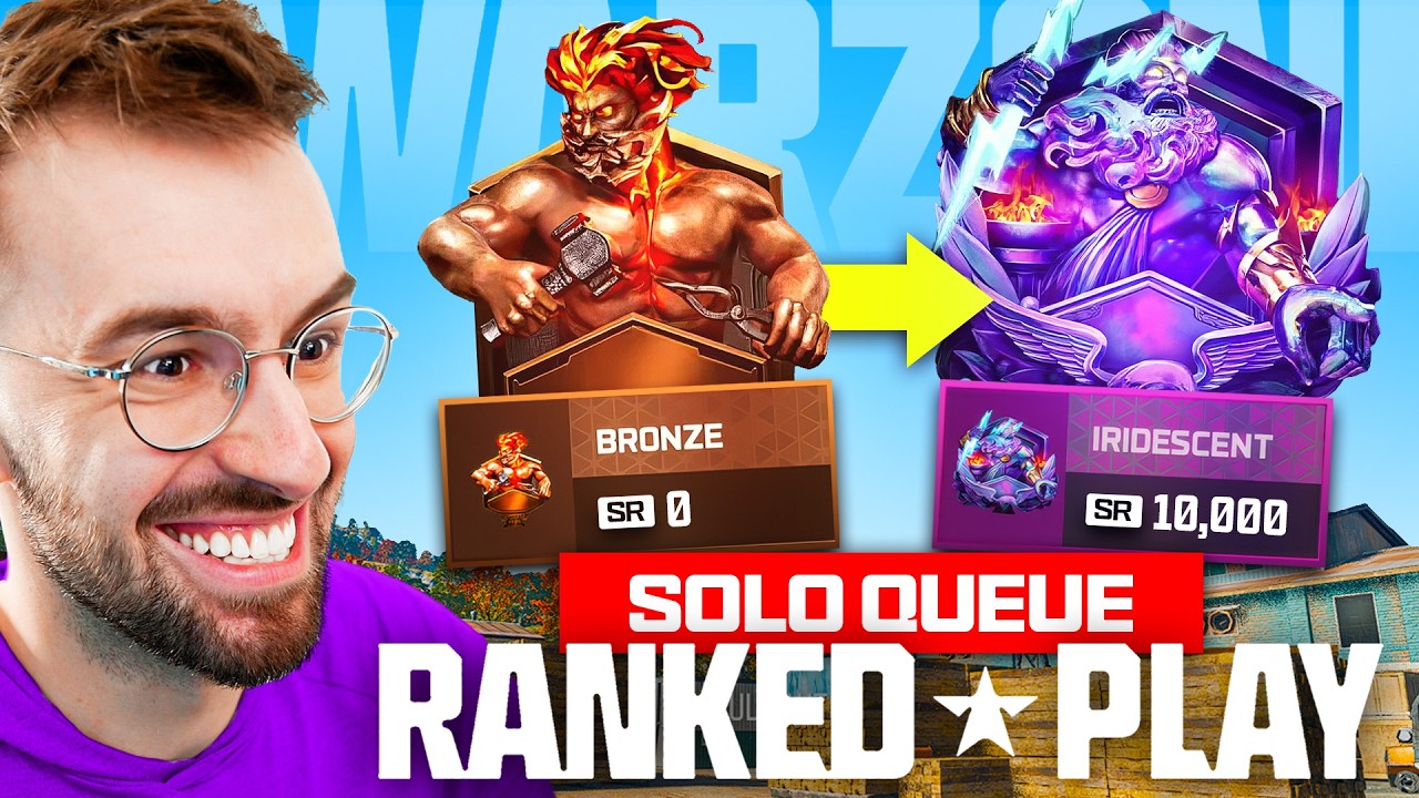 My SOLO Warzone Ranked Journey to Iridescent - YouTube