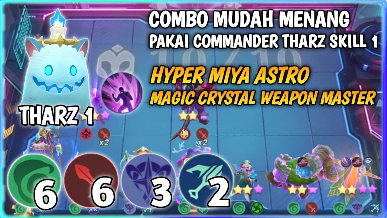 COMBO MUDAH MENANG PAKAI COMMANDER THARZ SKILL 1 HYPER MIYA ASTRO MC ...
