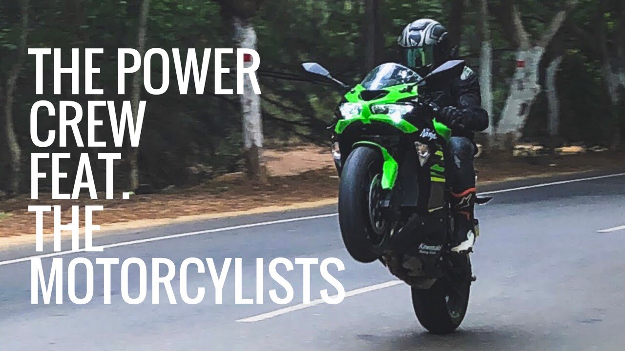 THE POWER CREW feat. THE MOTORCYCLISTS | WHEELIES | BURNOUT | DRONE ...