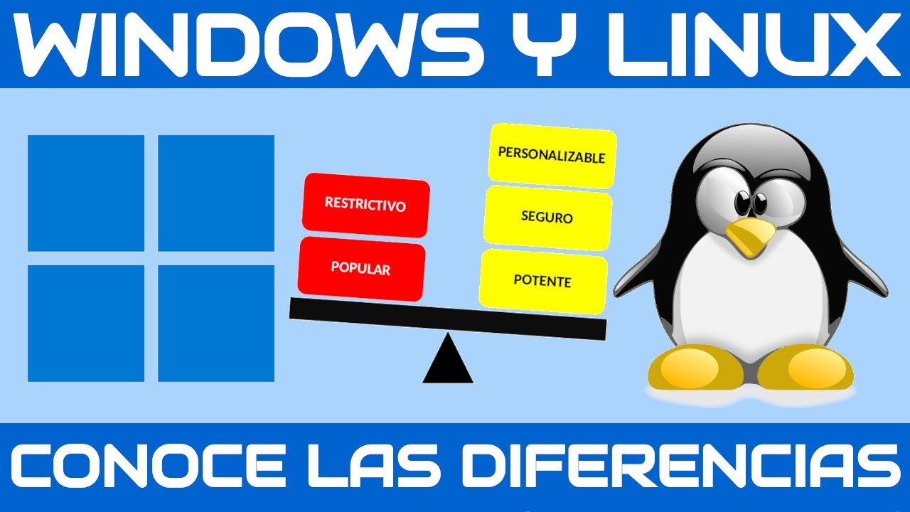 Diferencias Y Semejanzas De Windows Y Linux Youtube