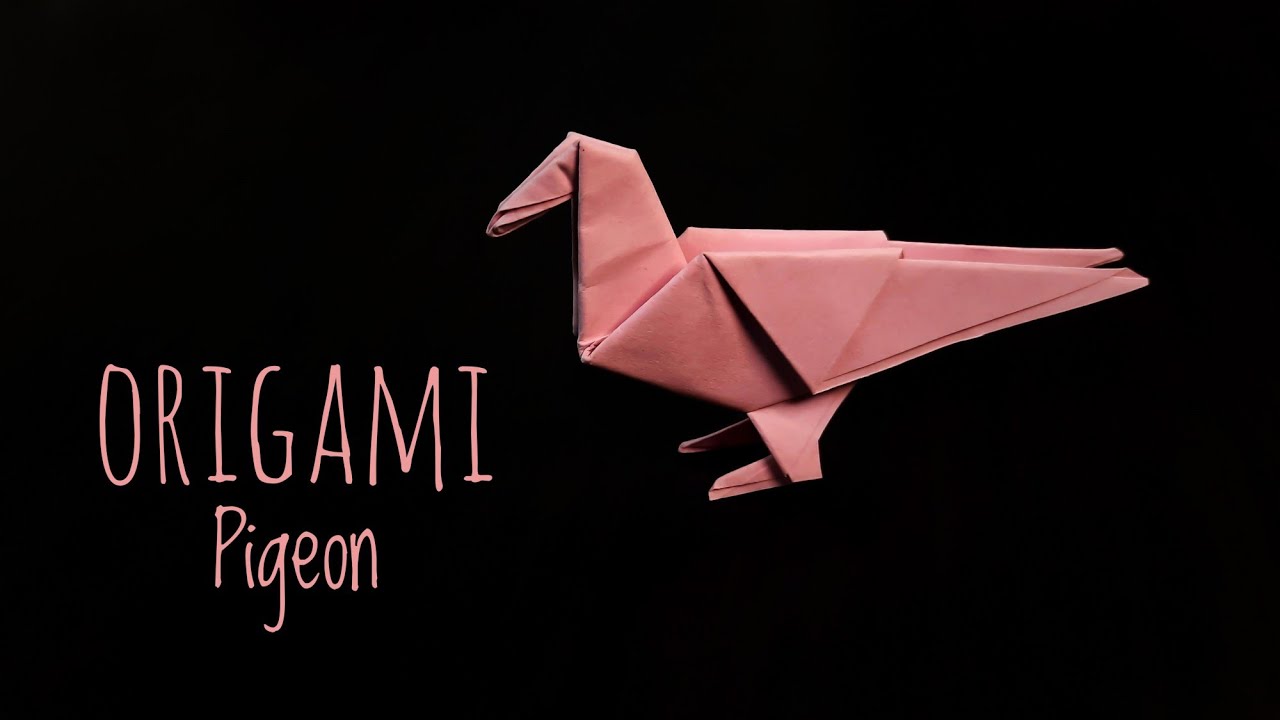 How to make an origami pigeon - easy steps! - YouTube