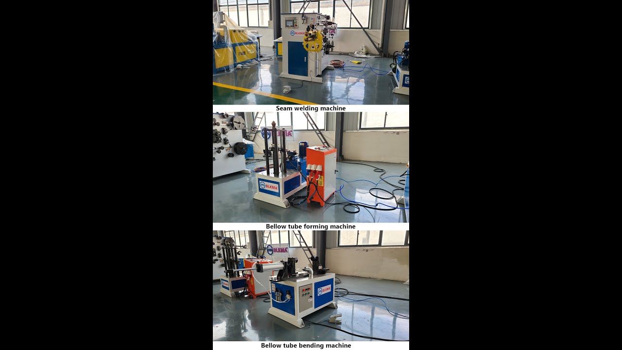 BLKMA® Bellow Tube Machine / Seam welding machine/Bellow tube former ...