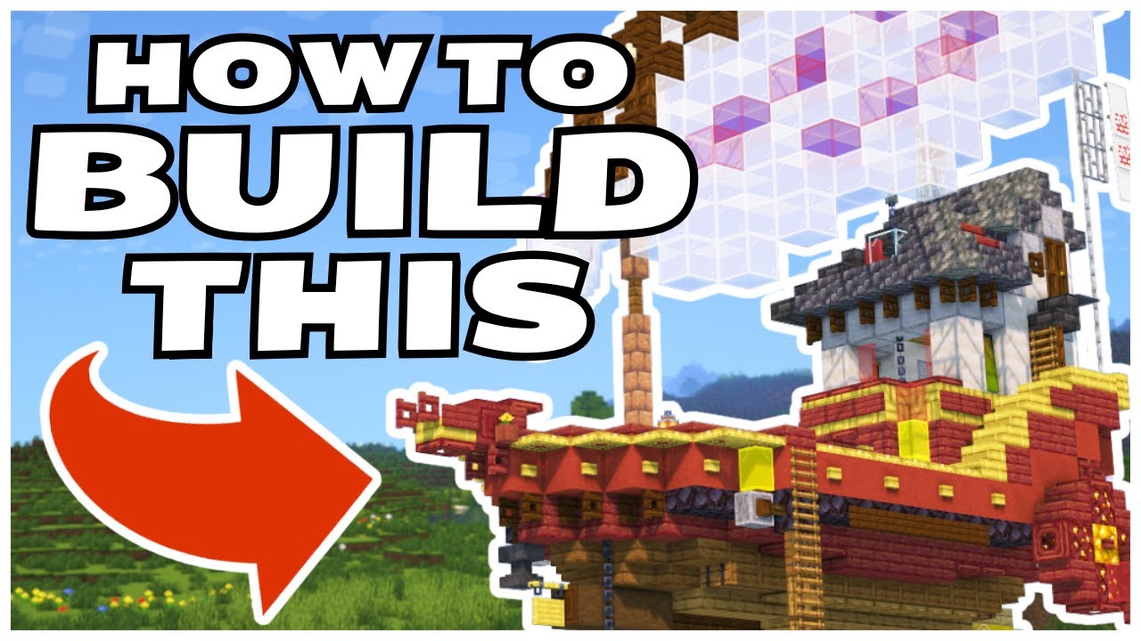 Ninjago Destiny's Bounty Airship Survival Base || Minecraft Build ...