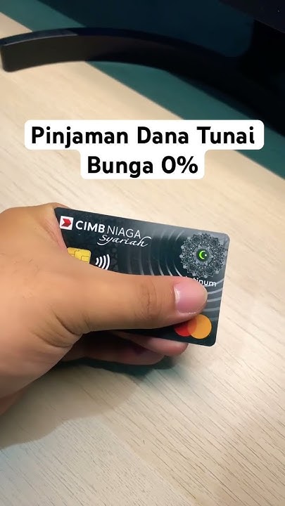 Dana Tunai dari Kartu Kredit Bank CIMB Niaga Syariah Bunga 0% - YouTube