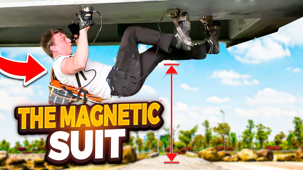The Magnetic Suit that supports my ENTIRE Body Weight! - YouTube